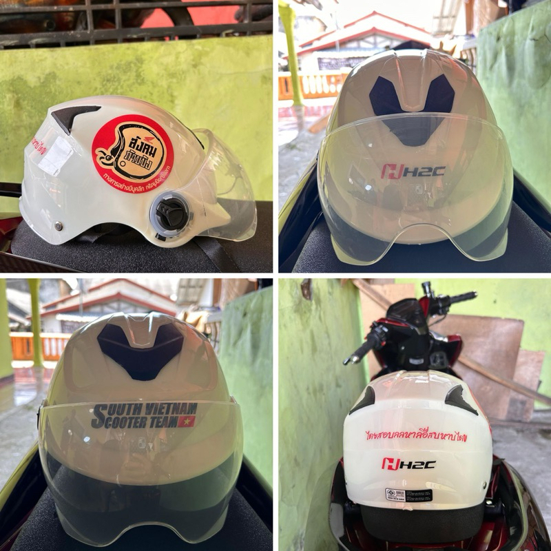 Jual HELM ala ala Vietnam / helm Vietnam / Helm style Thailand | Shopee ...