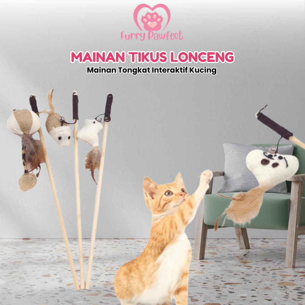 Jual Mainan Kucing Cat Teaser Cat Chaser Toys Stick | Mainan Tongkat ... Jual Mainan Kucing Cat Teaser Cat Chaser Toys Stick | Mainan Tongkat ...