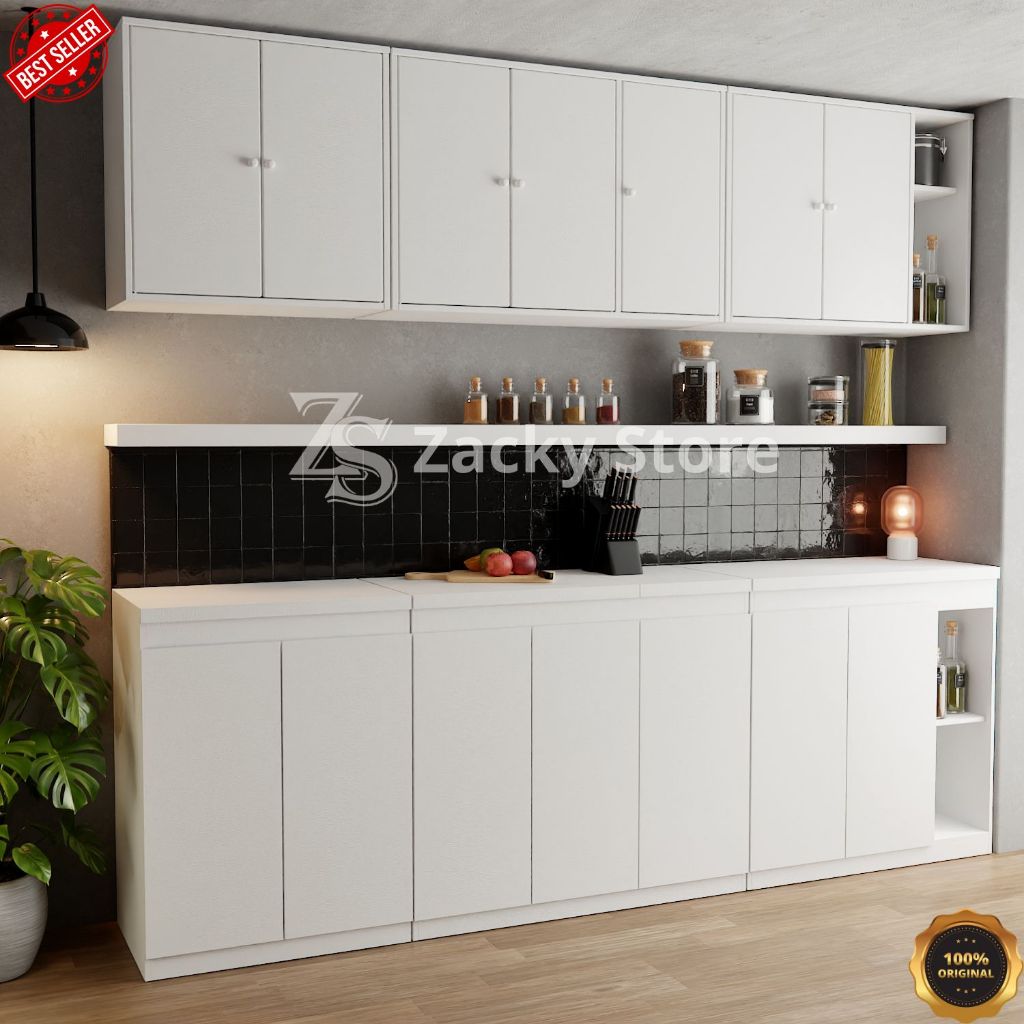 Jual Kitchen Set Atas Bawah Minimalis Kabinet Dapur Bawah Lemari Dapur ...