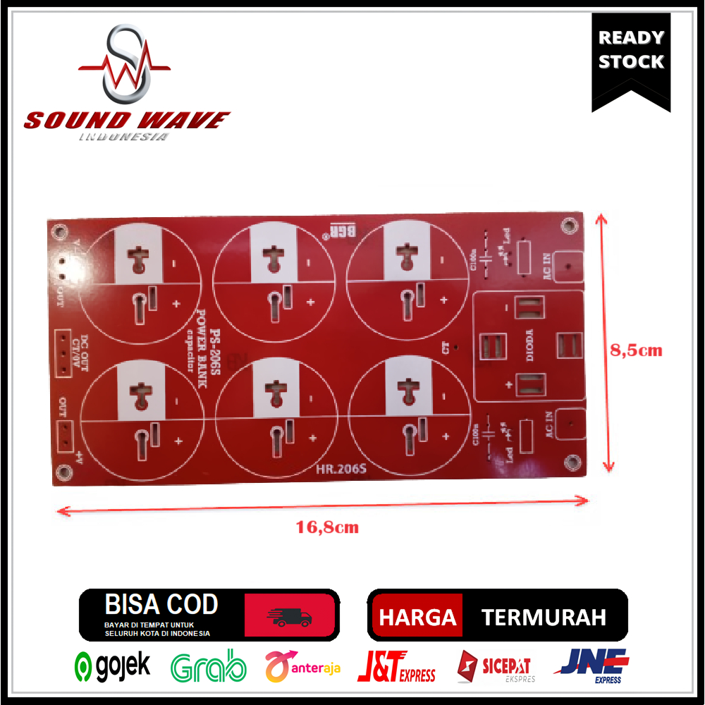 Jual PCB CAPACITOR PSU 6 ELCO PS 206 | Shopee Indonesia