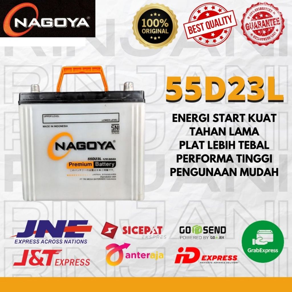 Jual AKI MOBIL 60 AMPER NAGOYA 55D23L DRYCHARGE HYUNDAI AVEGA ...