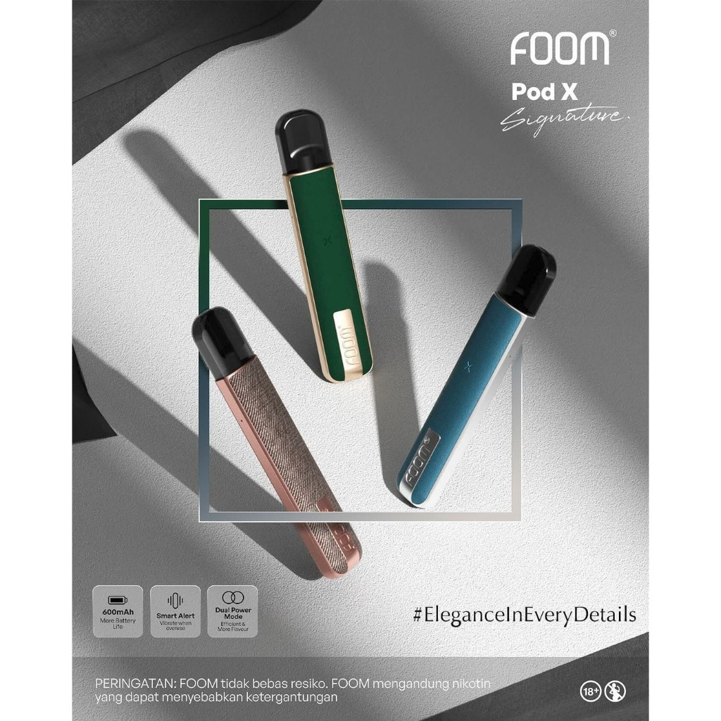 Jual NEW FOOM POD X SIGNATURE SERIES STARTERKIT ORIGINAL | Shopee Indonesia