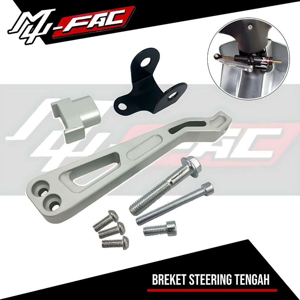 Jual Breket Stabilizer Stang Tengah CNC / Steering Damper Brecket ...