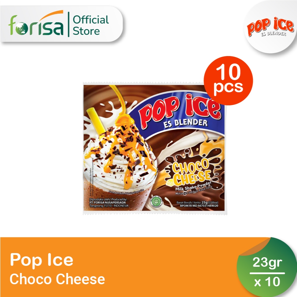 Jual Pop Ice Milk Shake Powder Choco Cheese 23 gr 10 pcs | Shopee Indonesia