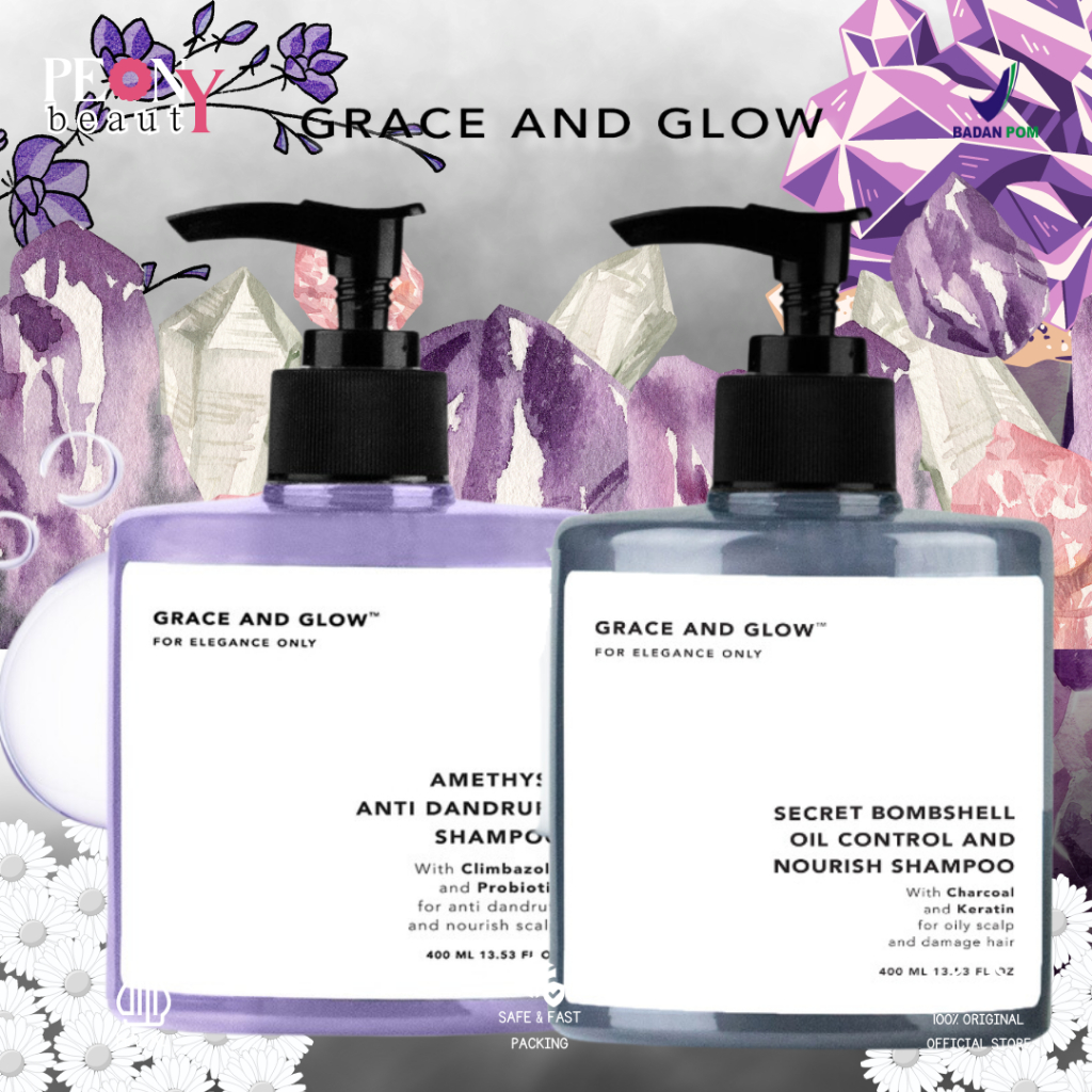 Jual Grace and Glow Shampoo 400ml | Amethyst Anti Dandruff | Secret ...