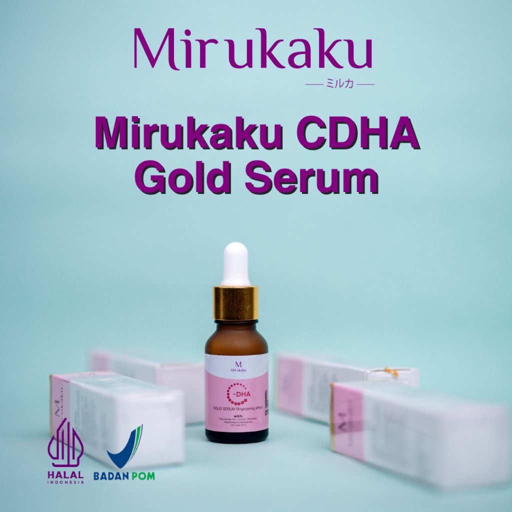 Jual Mirukaku Gold Serum Mencerahkan Menjaga Skin Barrier | Shopee ...