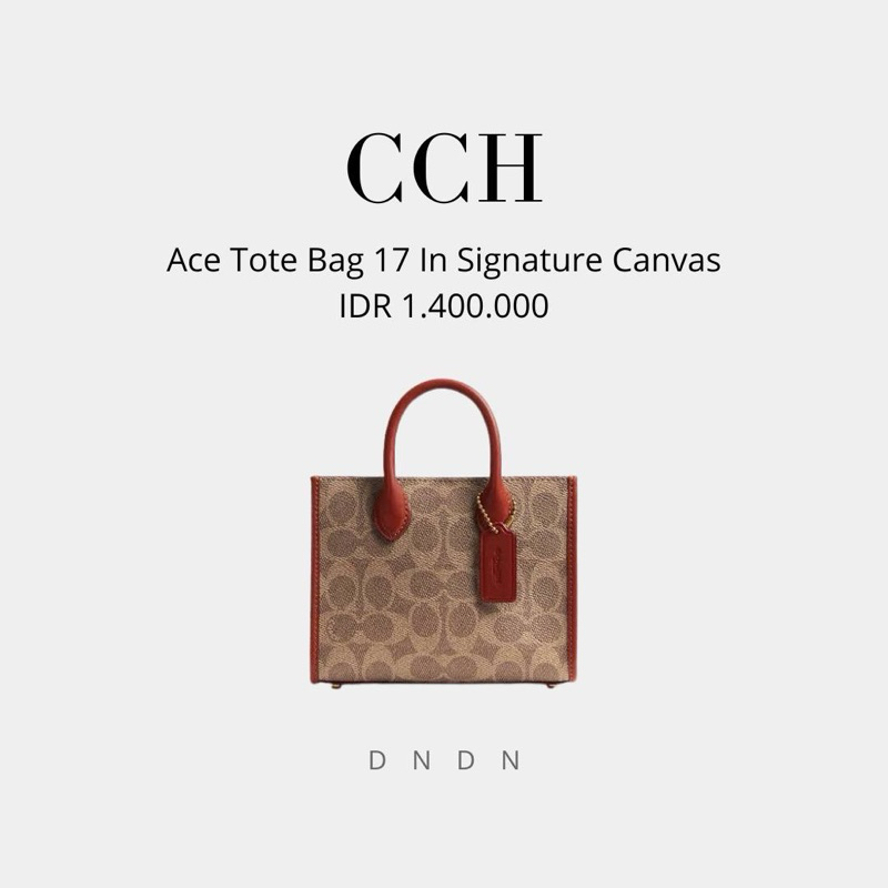 Jual Ace Tote Bag 17 In Signature Canvas | Shopee Indonesia