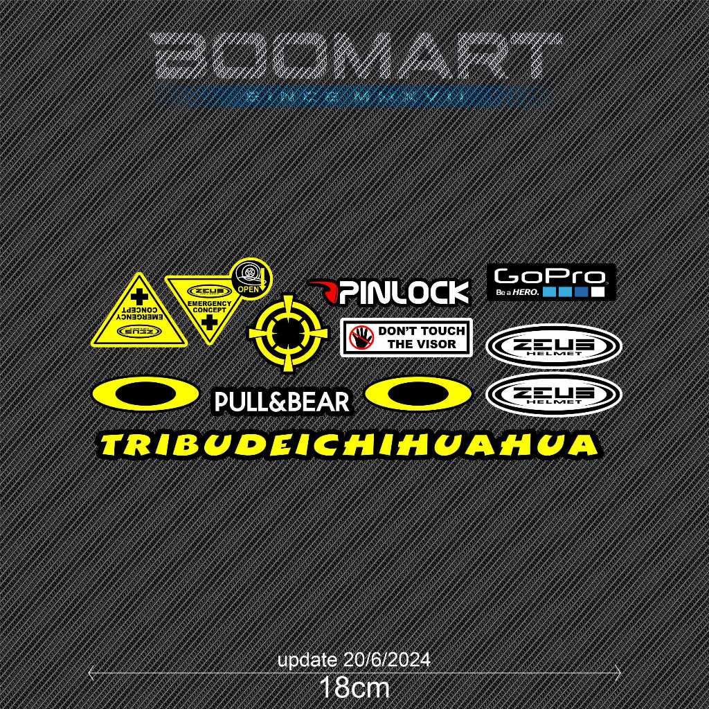 Jual GROSIR STICKER SET VISOR HELM HELMET | Shopee Indonesia