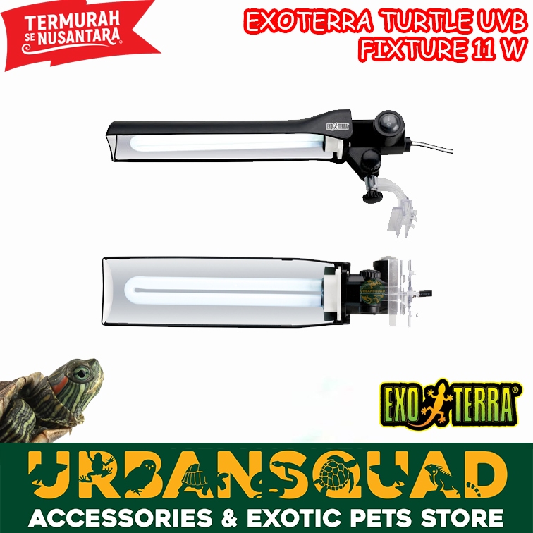Jual Turtle Uvb Light Fixture 11W Lampu UVB Lampu Hewan Exoterra ...