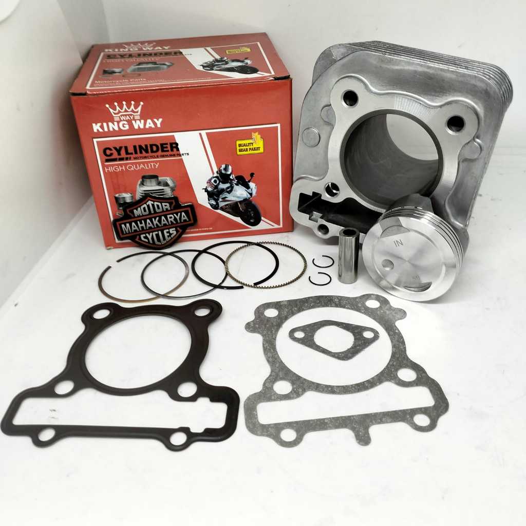 Jual BLOK SEHER BORING PAKET BORE UP MIO J 59MM CYLINDER RACING BLOK ...