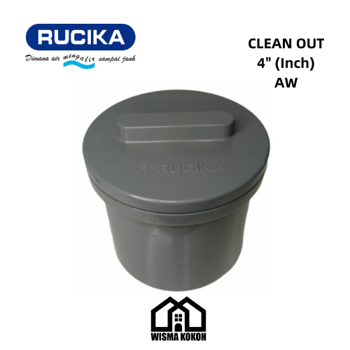 Jual RUCIKA TUTUP SEPTIC TANK / CLEAN OUT PVC 4" (Inch) AW | Shopee ...
