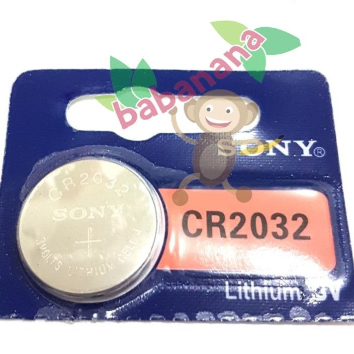 Jual Baterai kancing Sony 3V cmos CR2032 CR-2032 CR 2032 Battery biru oren | Shopee Indonesia