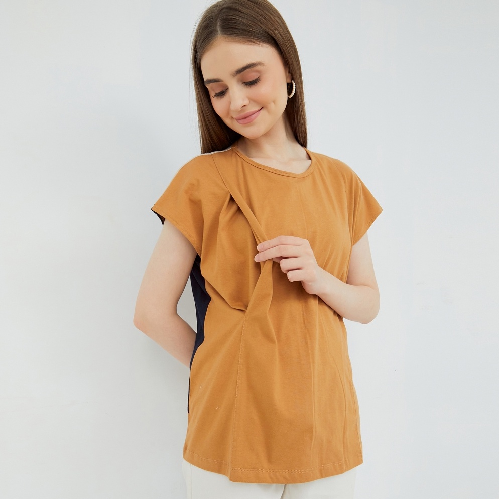 Jual KODE S76N Nyonya Nursing Wear Zeta Baju Ibu Hamil Dan Menyusui ...