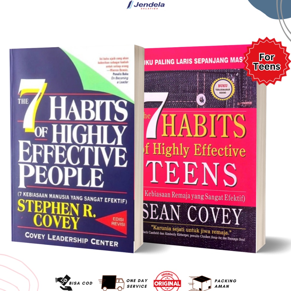 Jual KODE P92B Buku The 7 Habits of Highly Effective People Stephen R Covey 7 Habits Teen Sean ...
