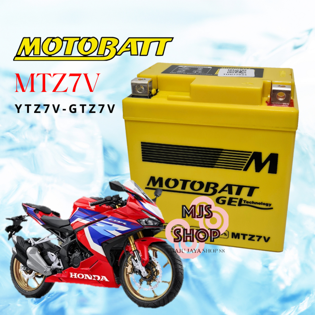 Jual AKI KERING MOTOBATT HONDA CBR 250 R RR CRF 250 RALLY MTZ7V YTZ8V GTZ8V MF | Shopee Indonesia