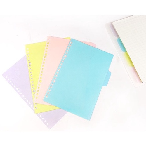 Jual PROMO MENARIK Pembatas Binder Pastel Transparan A5 B5 Pembatas ...
