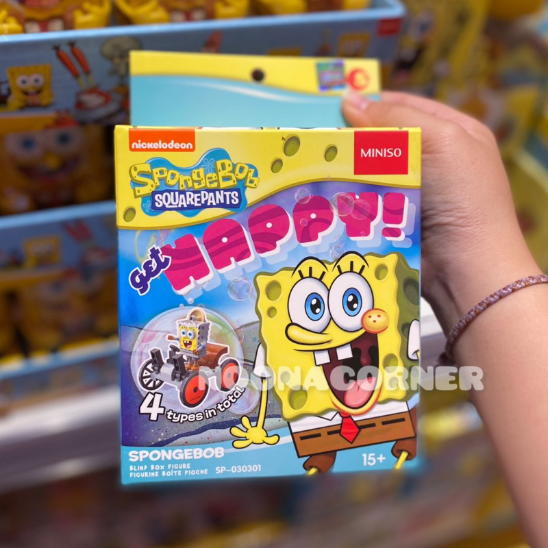 Jual Miniso x Spongebob ‼️ Blind Box Figure Spongebob Squarepants Get ...