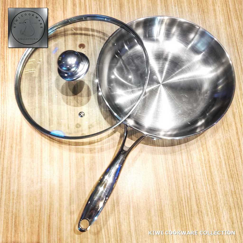 Jual Fry Pan 24cm Wajan Penggorengan Stainless Steel Premium Ekspor Brand Made/Cookworks/Grand ...