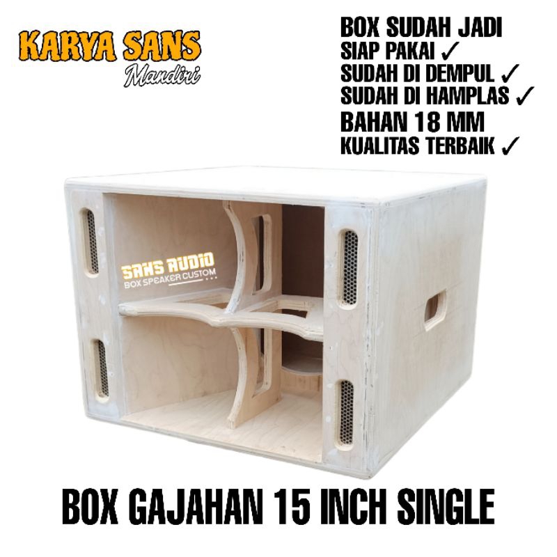 Jual Box speaker gajahan 15 inch single mentahan | Shopee Indonesia