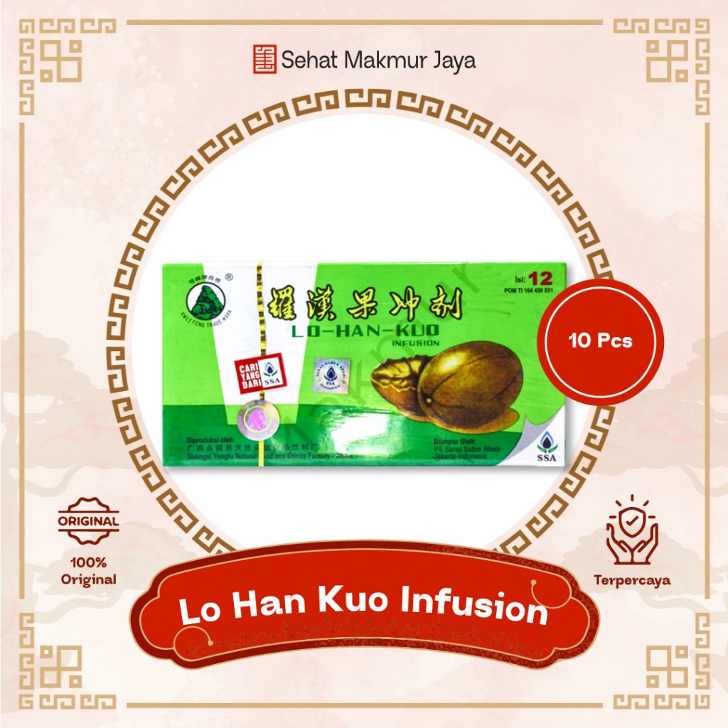 Jual Lo Han Kuo Infusion Isi 12 pcs - Minuman Herbal Pereda Panas Dalam ...