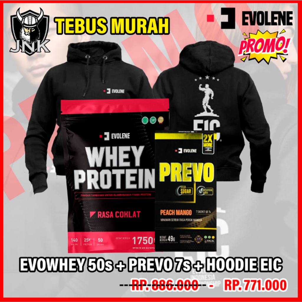 Jual EVOLENE PROMO TEBUS MURAH HODDIE | Evowhey Whey Protein 50 Sachet ...