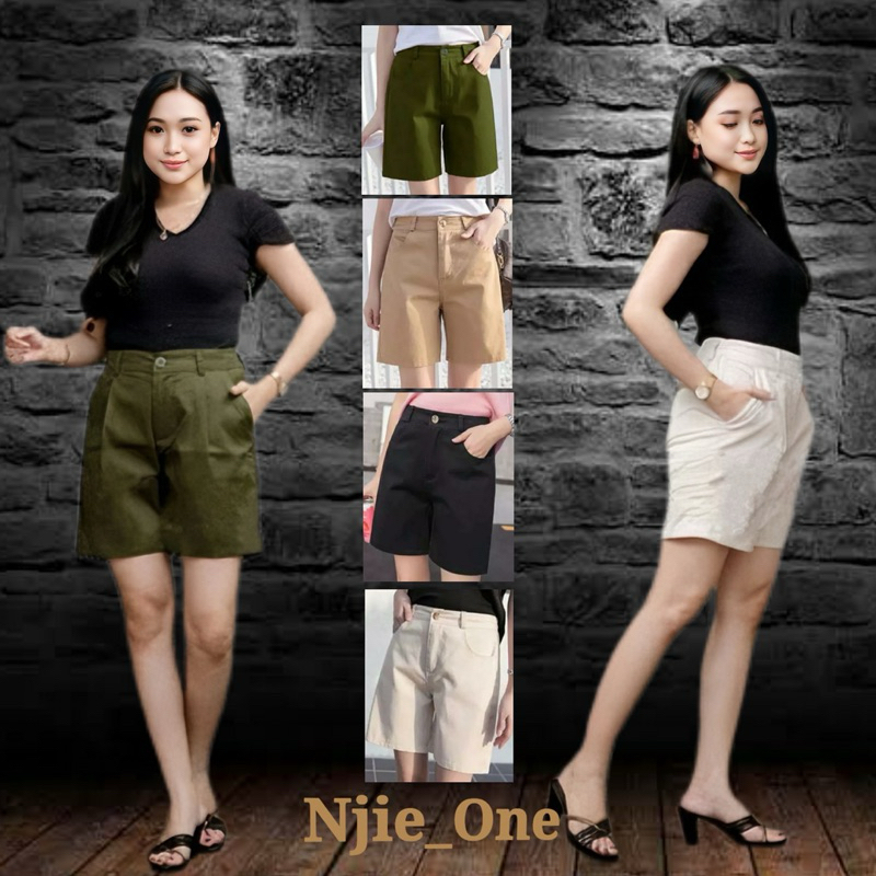 Jual celana pendek wanita // celana sehari hari // celana santuy cewek // celana sanati cewek ...
