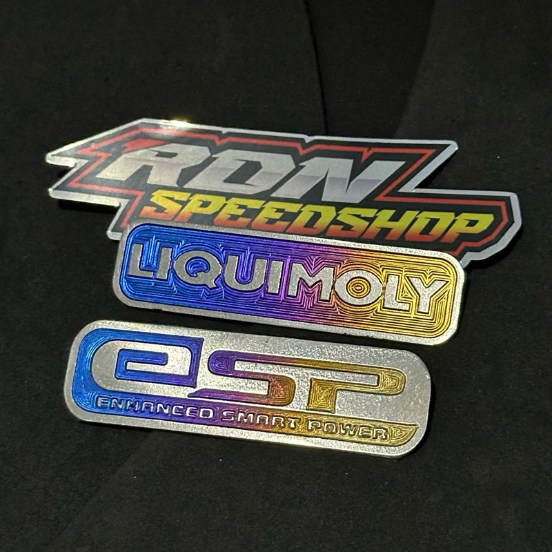 Jual EMBLEM BOX FILTER TITANIUM ORIGINAL GR5 | Shopee Indonesia