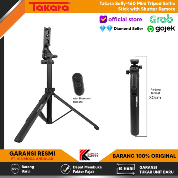 Jual Stick Limited Takara Dijual Selly-160 Mini Tripod Shutter Remote ...