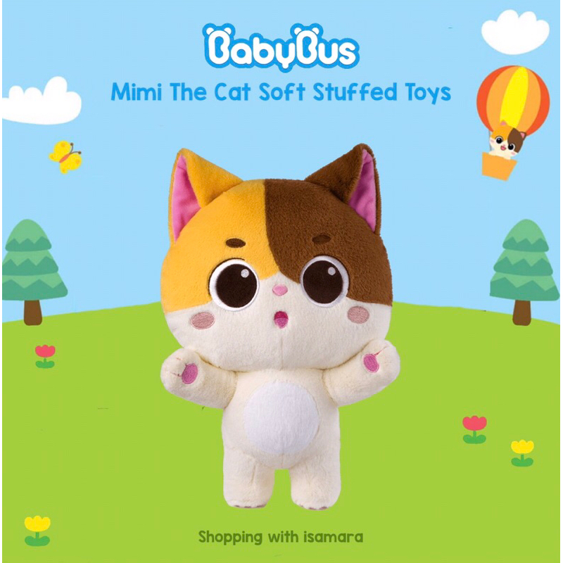 Jual Babybus Mimi the Cat Plush Doll Soft Stuffed Toys / Boneka ...
