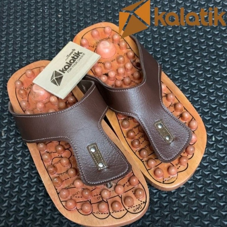 Jual KODE B86B Sandal Kesehatan Kayu Jepit Sendal Terapi Alas Kaki ...