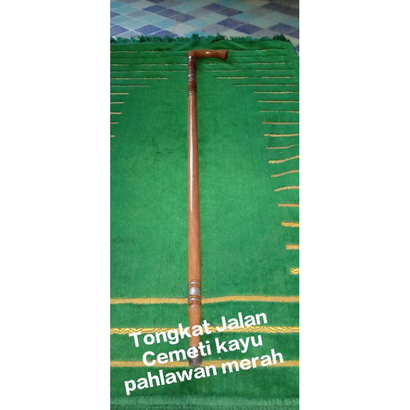 Jual Tongkat Jalan Cemeti Kayu Pahlawan merah | Shopee Indonesia