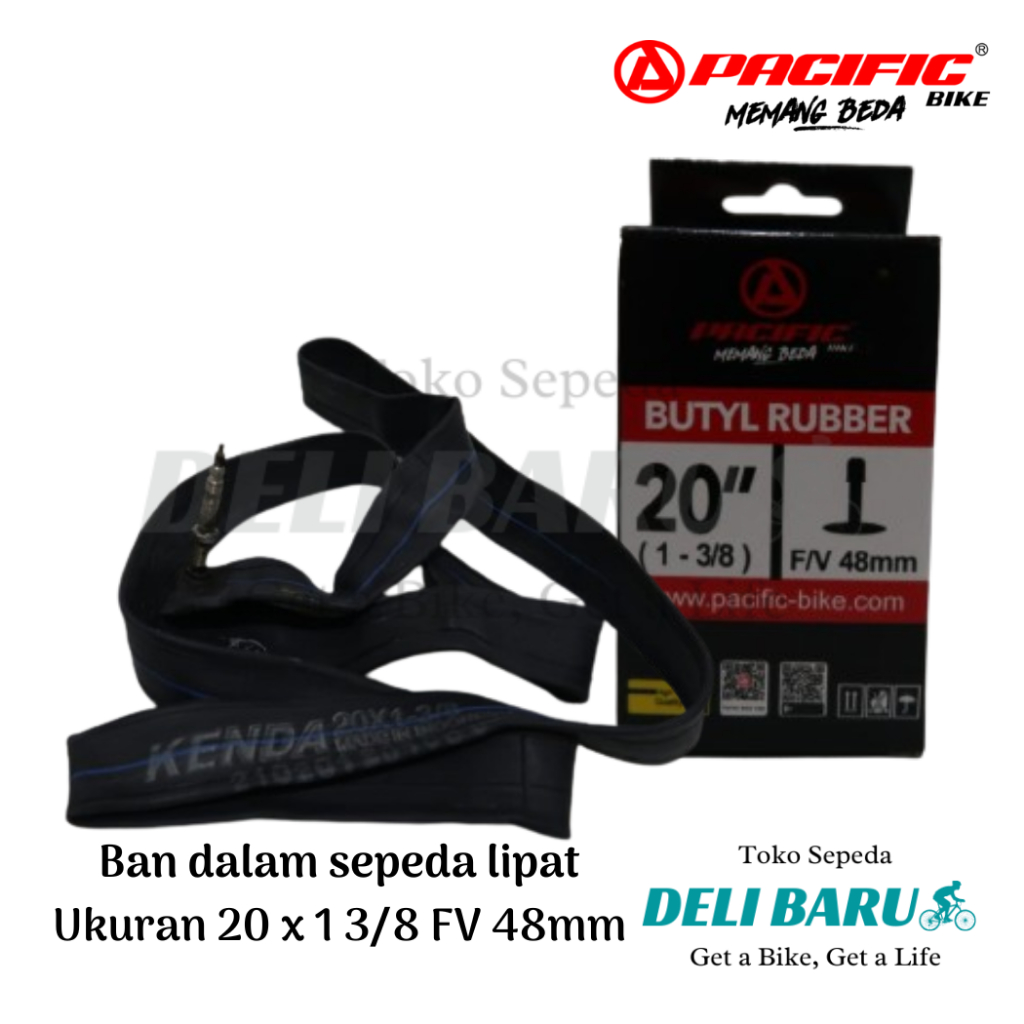 Jual Pacific Ban dalam 20 x 1 3/8 pelek 20+ 20 plus ETRTO 451 pentil presta FV 48mm sepeda lipat ...