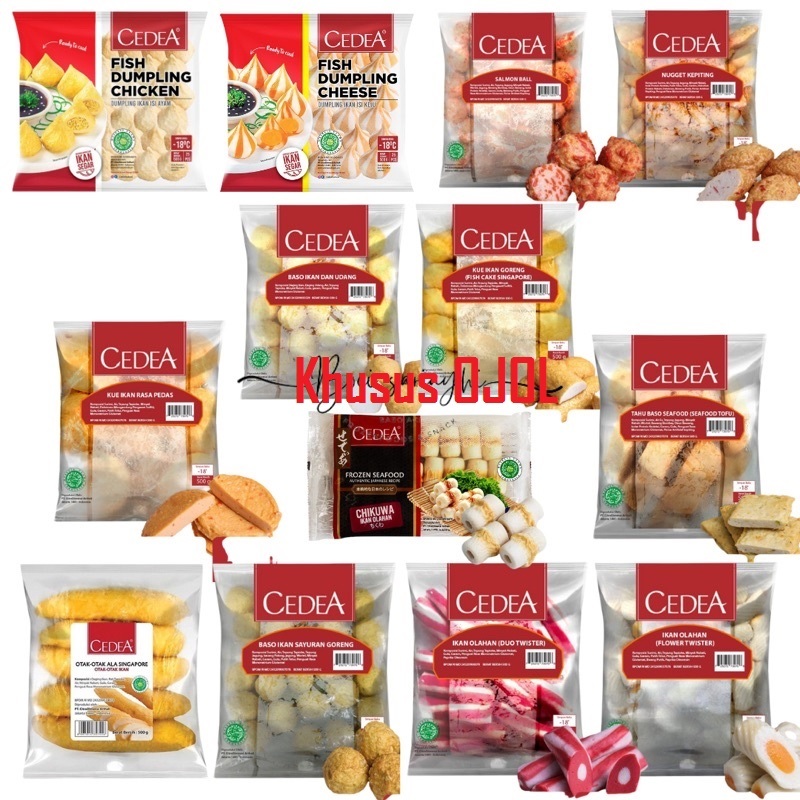 Jual Cedea Salmon Ball / Shrimp Ball / Shrimp Tail | Shopee Indonesia