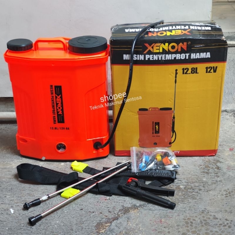 Jual Mesin Sprayer Gendong Electric Xenon 12,8 L Knapsack Semprotan ...