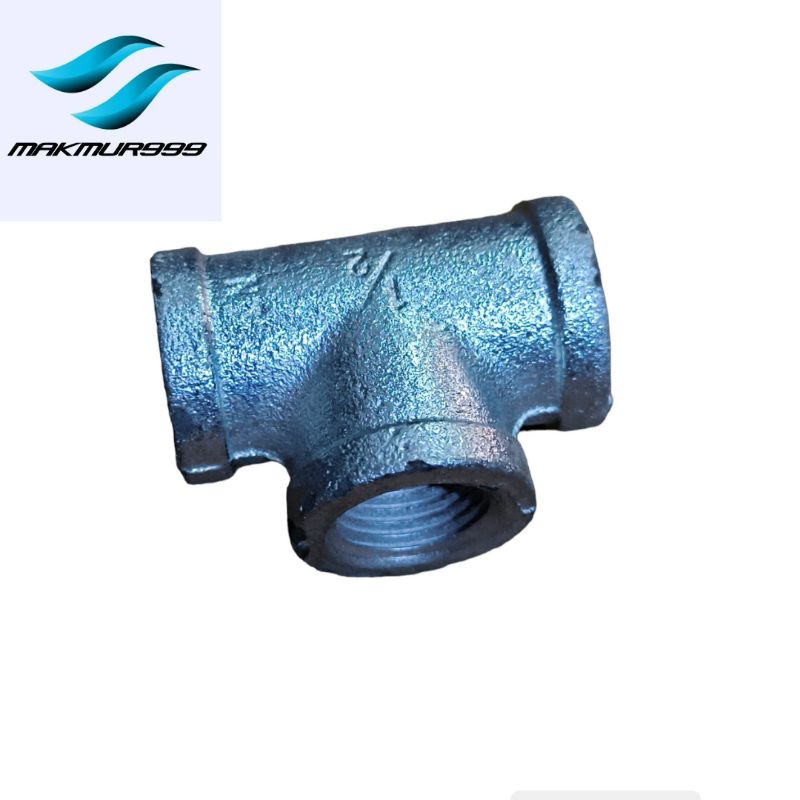 Jual tee galvanis besi ukuran 1/2 inch | Shopee Indonesia