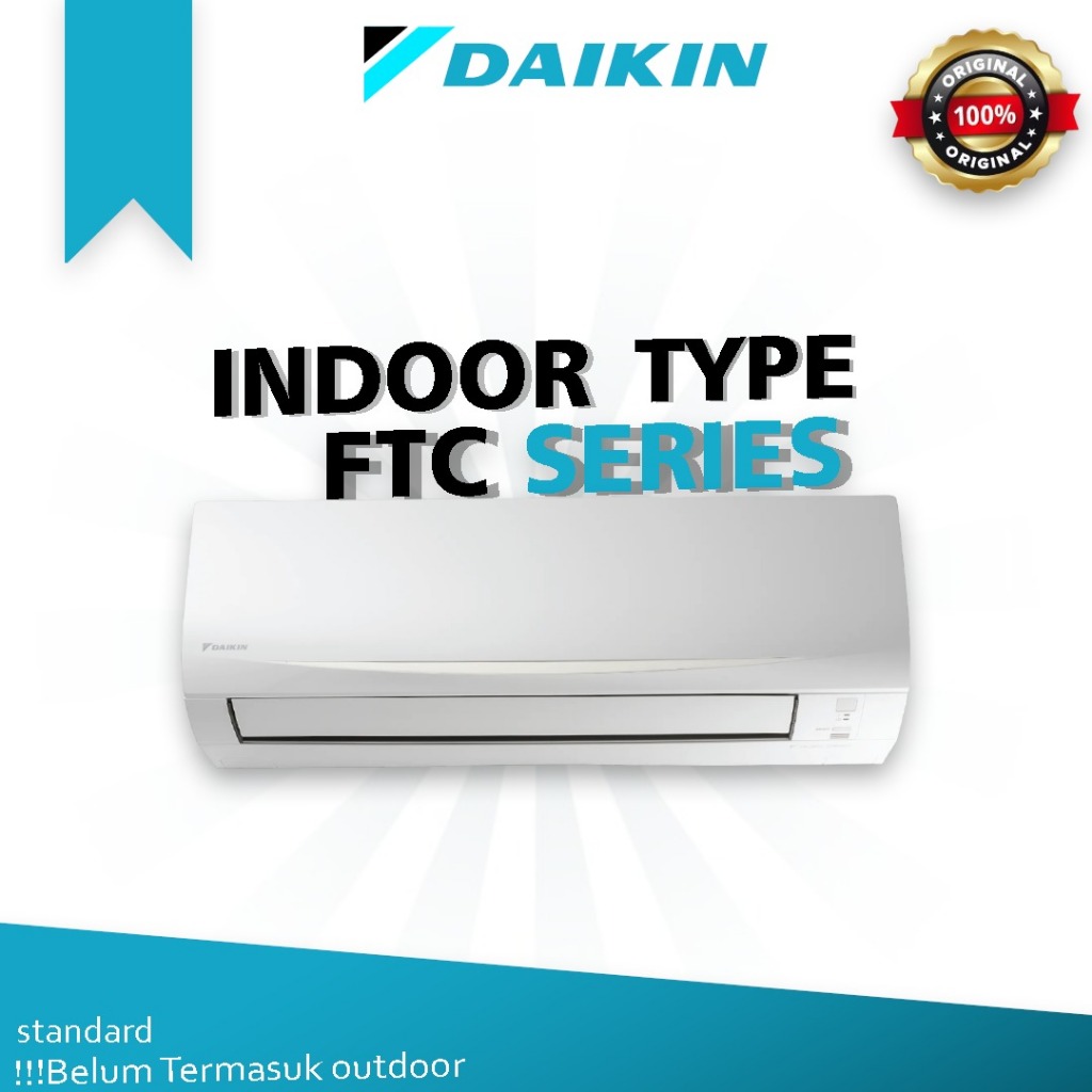 Jual INDOOR AC DAIKIN STANDART NON INVERTER 1 PK FTC25NV14 THAILAND ...