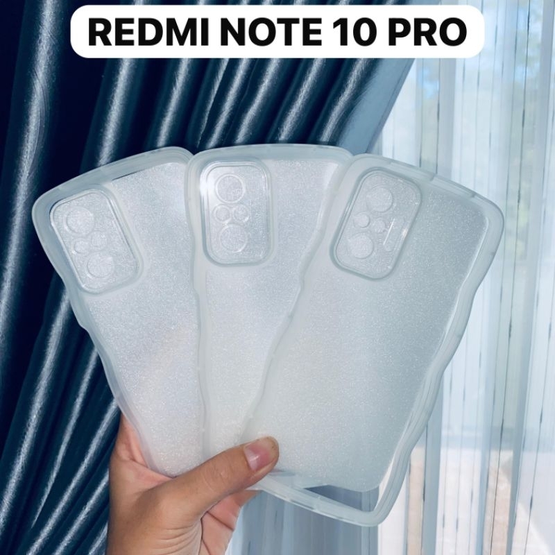Jual CLEAR CASE BENING GELOMBANG REDMI NOTE 10/10S / REDMI NOTE 10 PRO | Shopee Indonesia