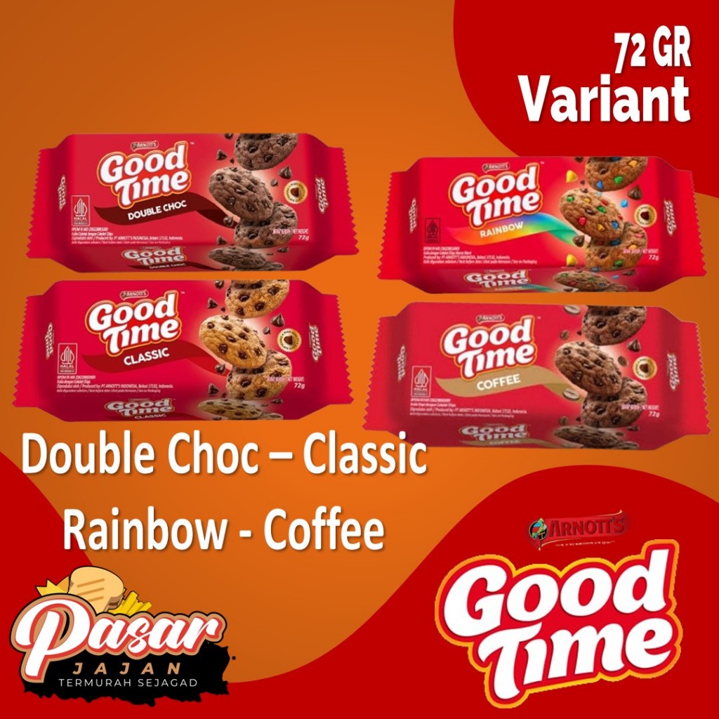 Jual Good Time Cookies 72Gr Kukis Coklat Variant Lengkap | Shopee Indonesia