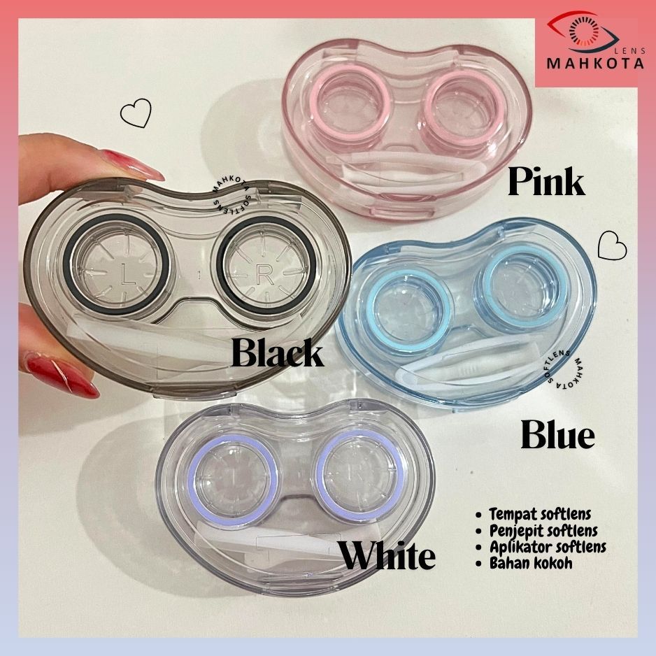 Jual TEMPAT SOFTLENS LOVE TRANSPARANT TRAVEL KIT MINI / TEMPAT SOFTLENS ...