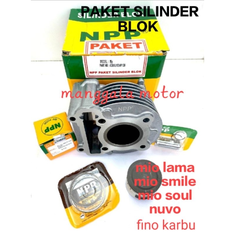 Jual BLOK SEHER KIT KOMPLIT DAN PISTON KIT MIO KARBU MIO SOUL KARBU MIO SMILE NUVO FINO KARBU ...