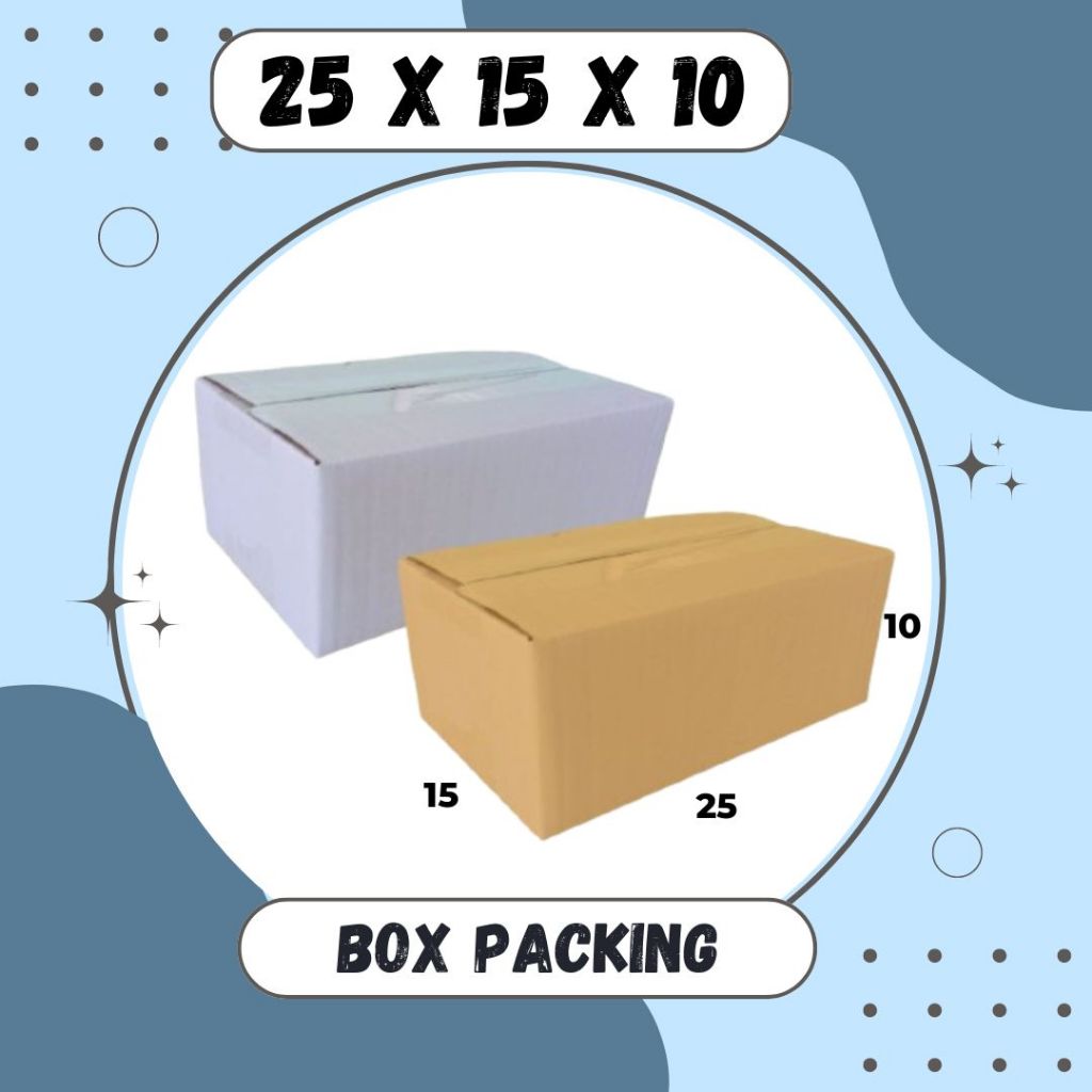 Jual Karton 25x15x10 Kardus A1 Packing Dus Kotak Kemasan Box Aksesoris ...