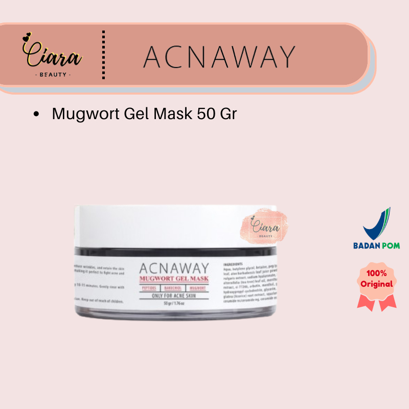 Jual ACNAWAY Mugwort Gel Mask Anti Pores Masker Gel Masker Mugwort Wash ...