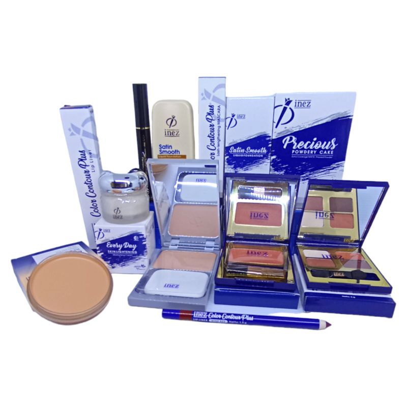 Jual Inez Paket Make Up Lengkap/ Paket Seserahan Inez Kosmetik | Shopee ...