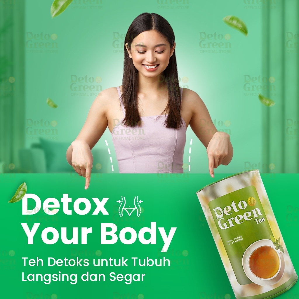 Jual DETOGREEN Detoks Teh Sehat dan Organik 50 Gram | Shopee Indonesia