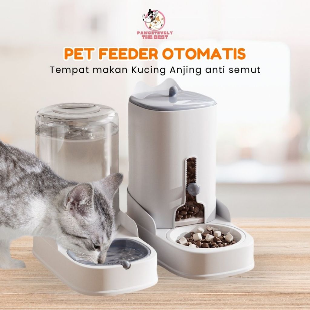 Jual Tempat Makan Kucing Anjing Anti Semut - Pet Feeder Otomatis ...
