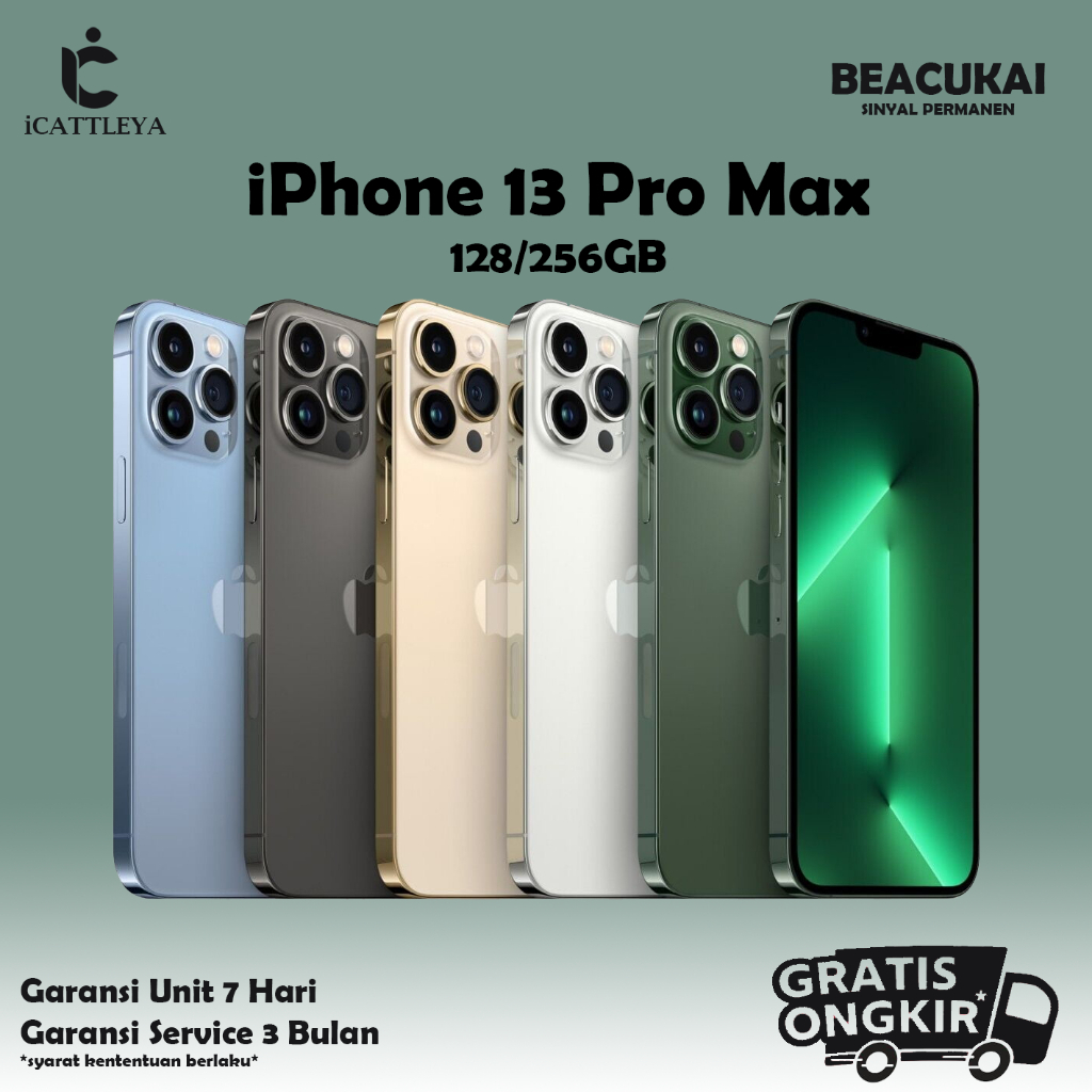 Jual IP 13PRO MAX 128GB & 256GB BRAND NEW GARANSI RESMI 1 TAHUN ...