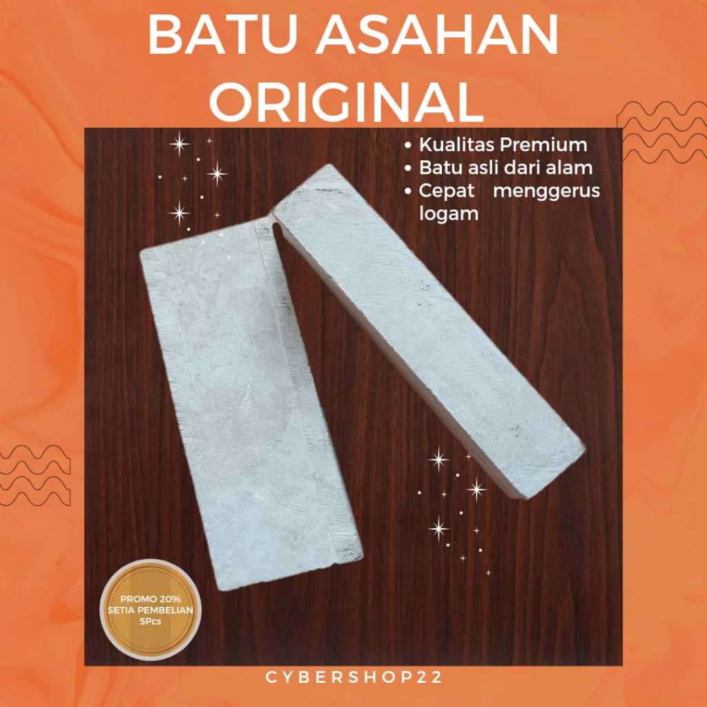 Jual Batu Asahan Gunung Original Alam Bogor, Grit 1000 (halus) | Shopee ...
