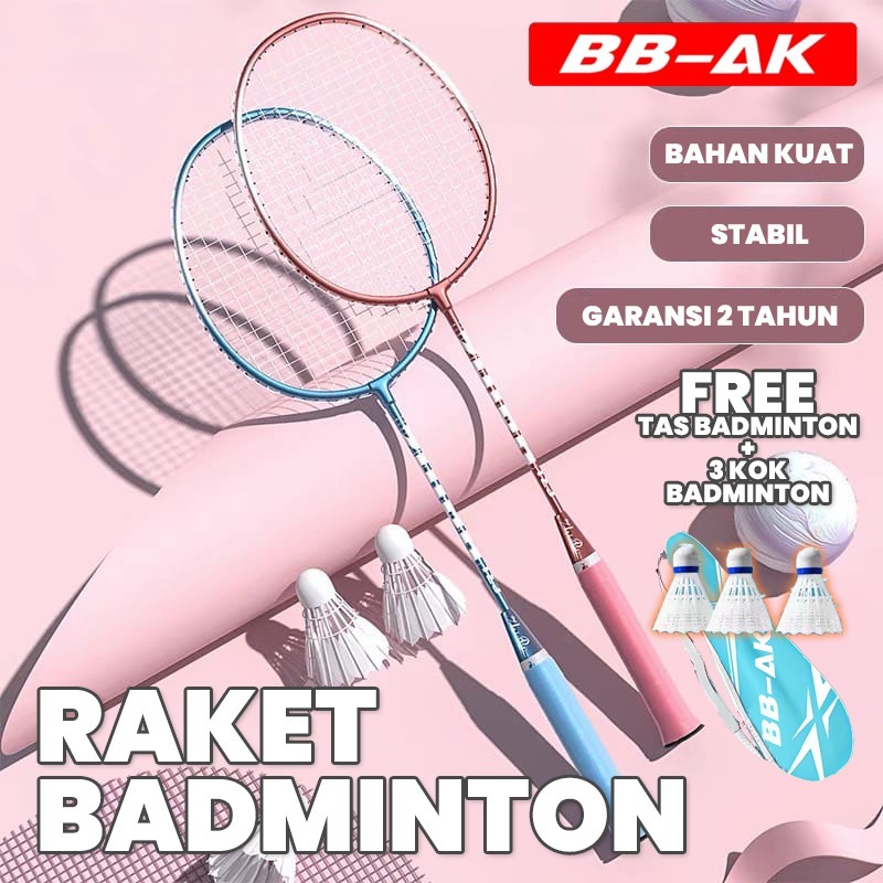 Jual BBAK RAKET BULU TANGKIS ISI 2 FREE BAG/ KOK BULUTANGKIS / SHUTTLECOCK | Shopee Indonesia