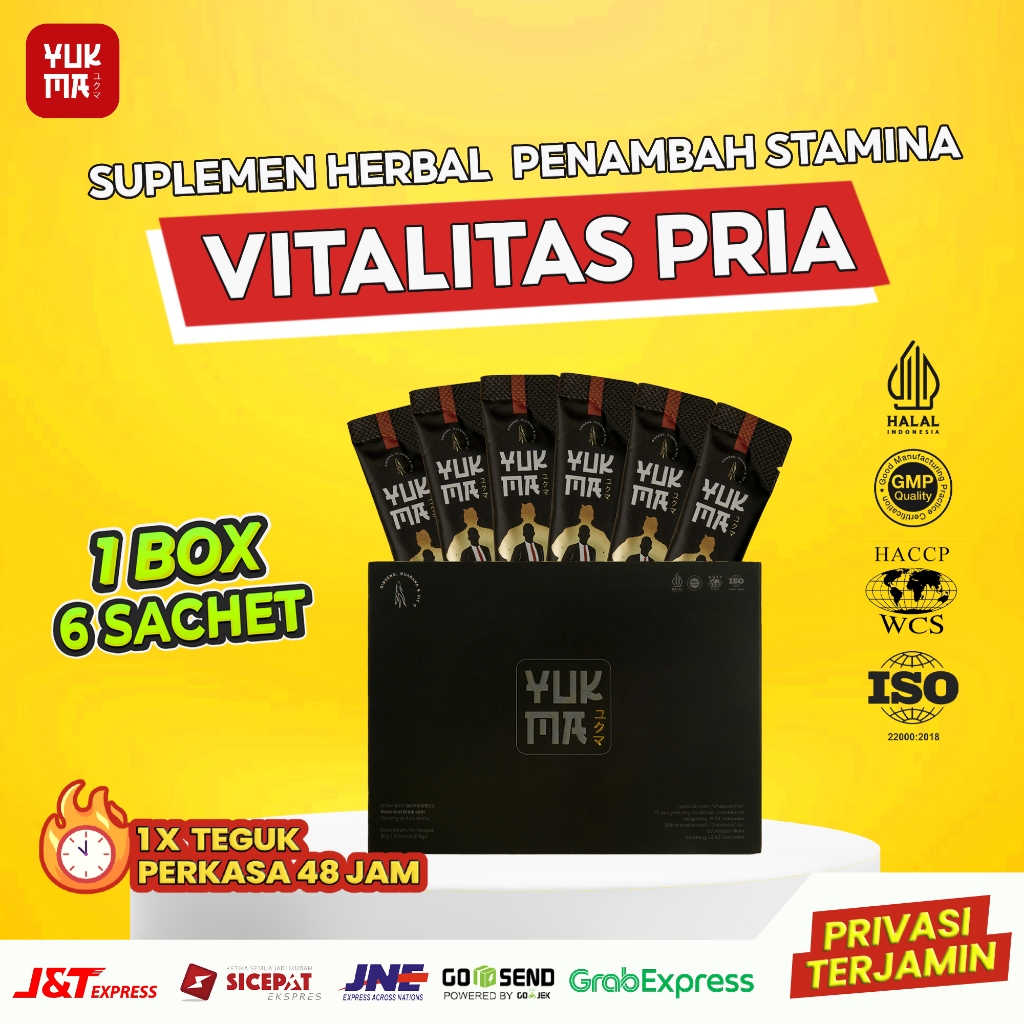 Jual YUKMA [1 BOX] Suplemen Herbal Penambah Meningkatkan Stamina ...