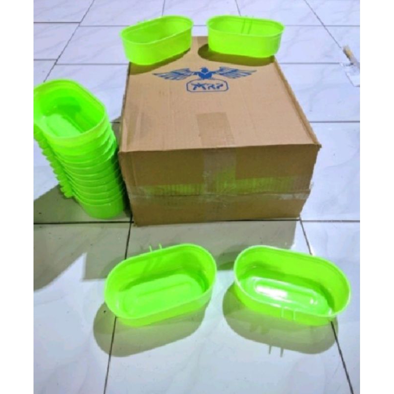 Jual Cepuk/Tempat Makan/Mandi Burung Lonjong Tebal (Isi 5pcs) | Shopee ...
